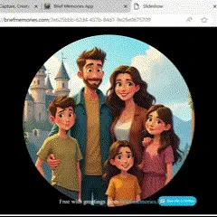View Exported Photo Album & Transitions | Brief Memories